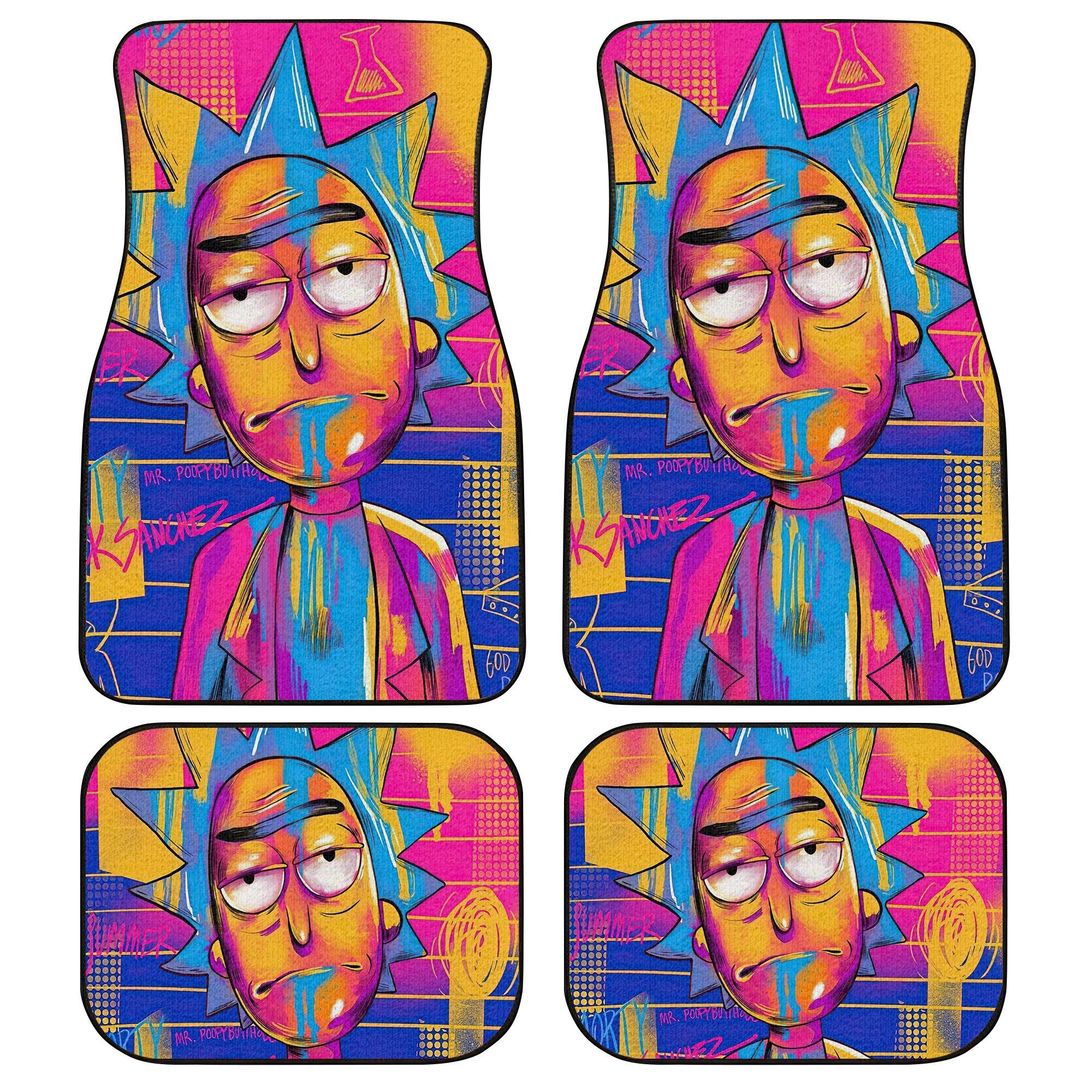 Rick And Morty x Rick Sanchez Car Floor Mats CFMRM002 – We sell ...