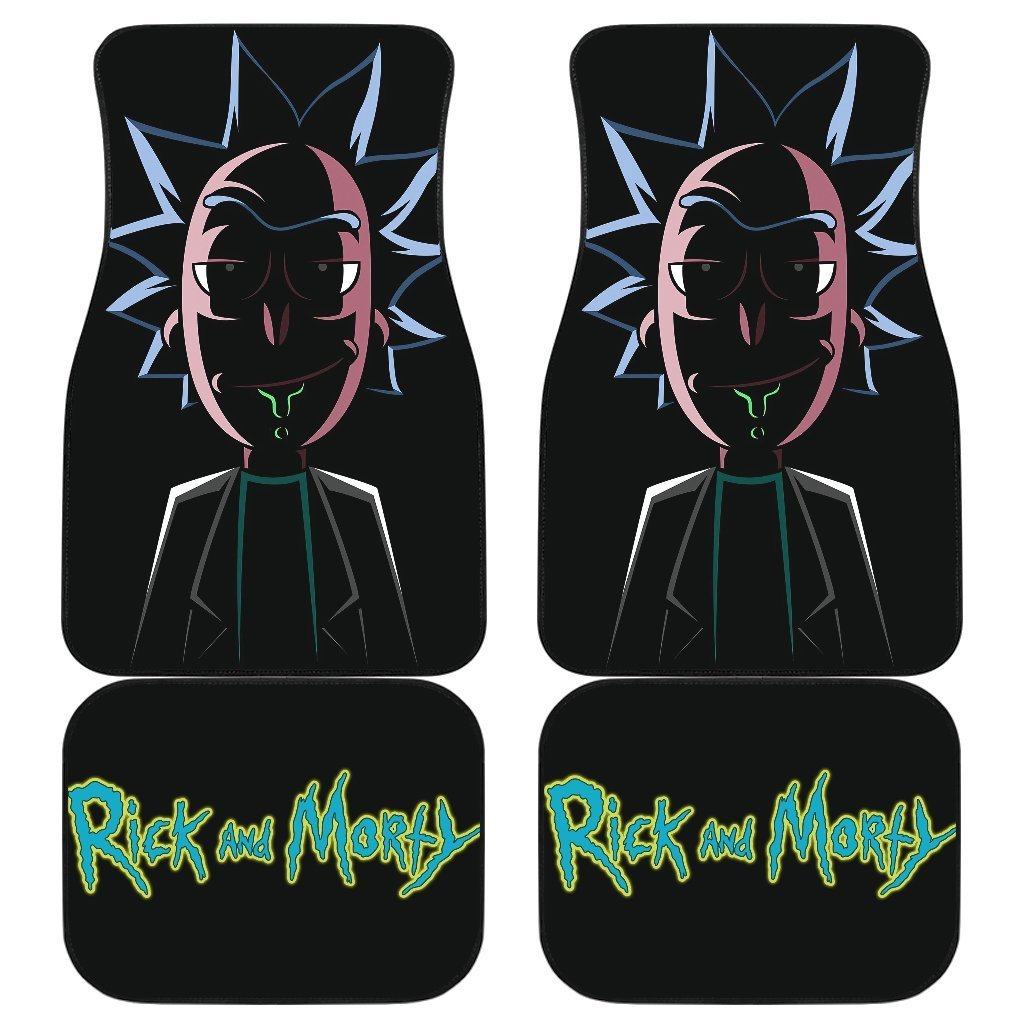 Rick Sanchez Angry Face Rick And Morty Cartoon Car Floor Mats CFMRM042 ...