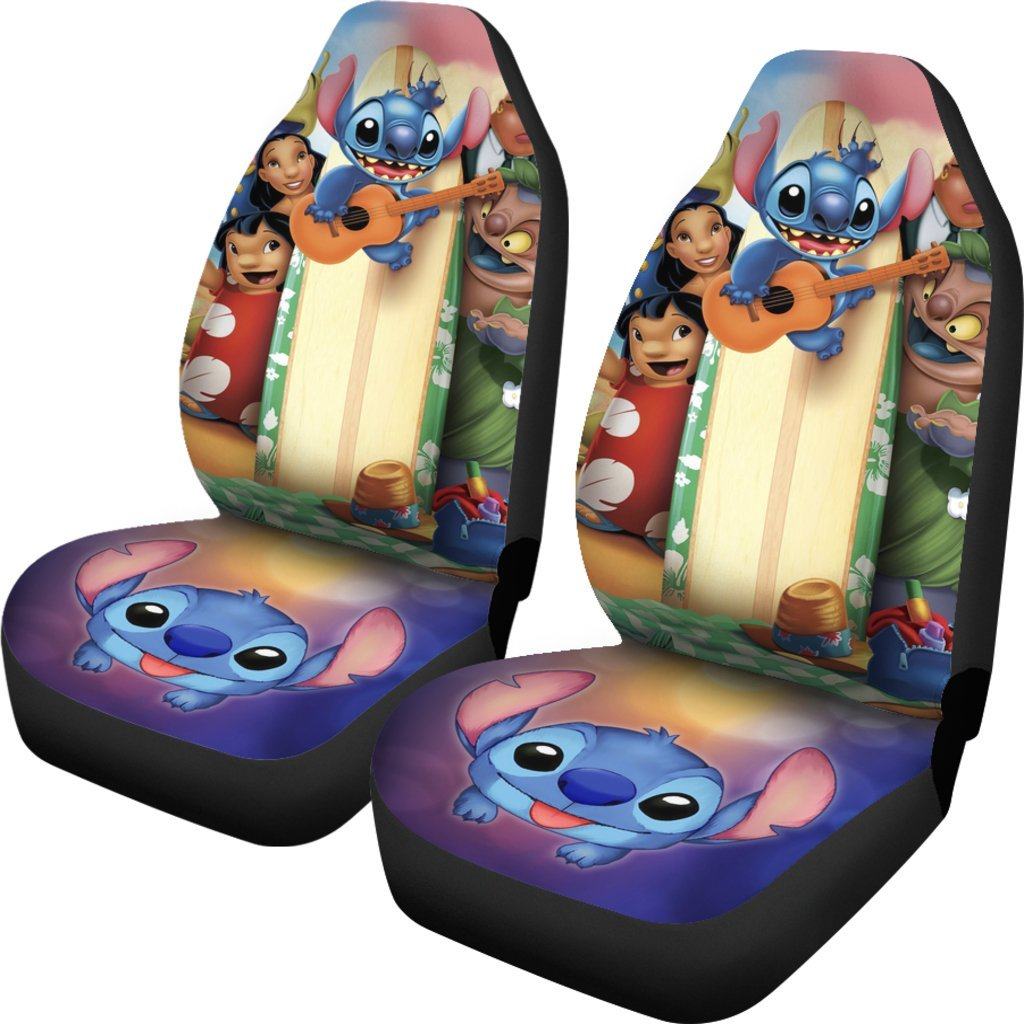 Stitch And Friends Car Seat Covers – Car Accessories DN Cartoon Fan ...