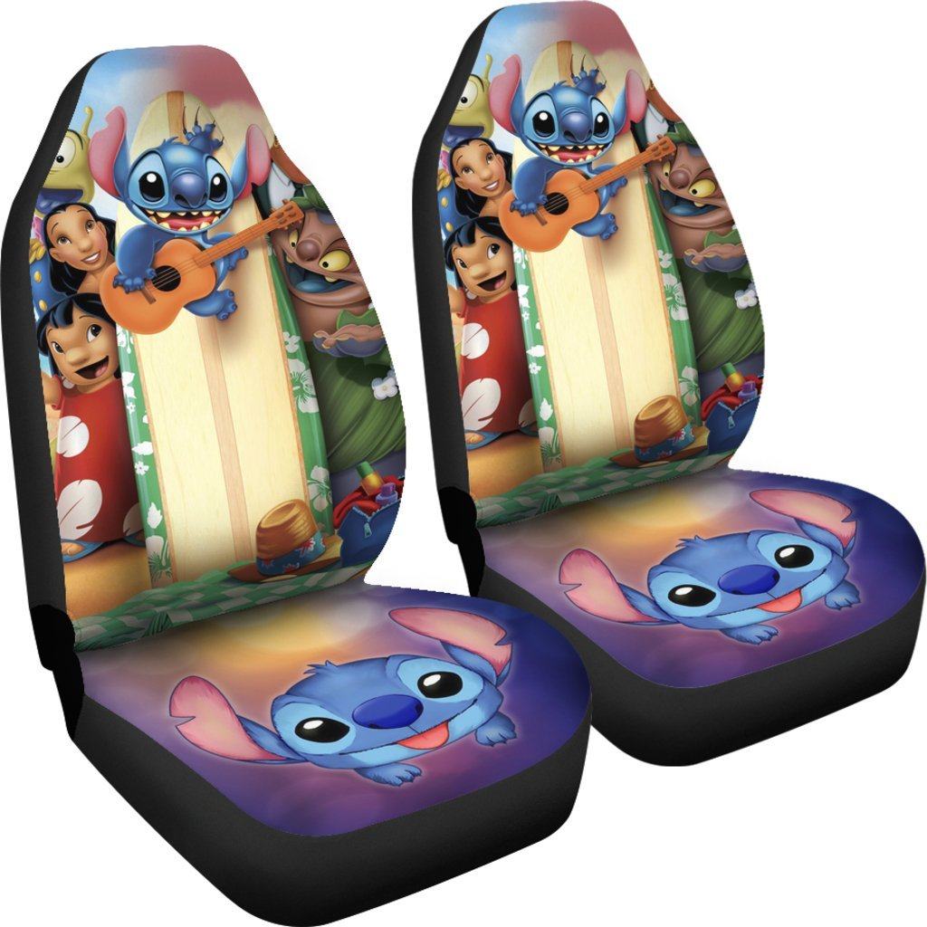 Stitch And Friends Car Seat Covers – Car Accessories DN Cartoon Fan ...