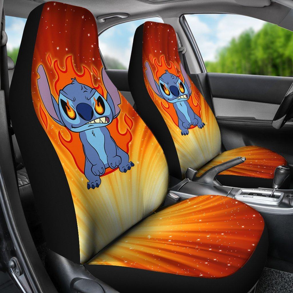 Stitch Angry Car Seat Covers – Car Accessories DN Cartoon Fan Gift – We ...