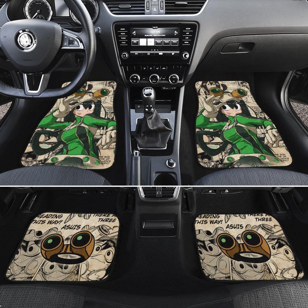 Tsuyu Asui Mix Manga Car Floor Mats Anime My Hero Academia – We sell ...