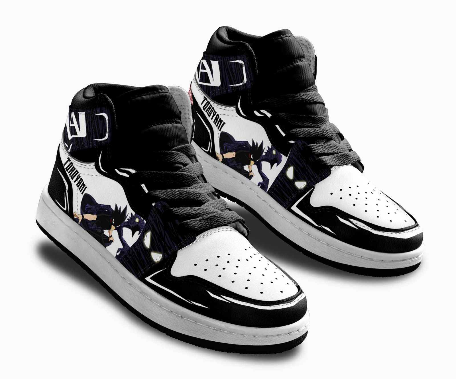 Fumikage Tokoyami Kids Sneakers Custom Anime My Hero Academia Kids ...