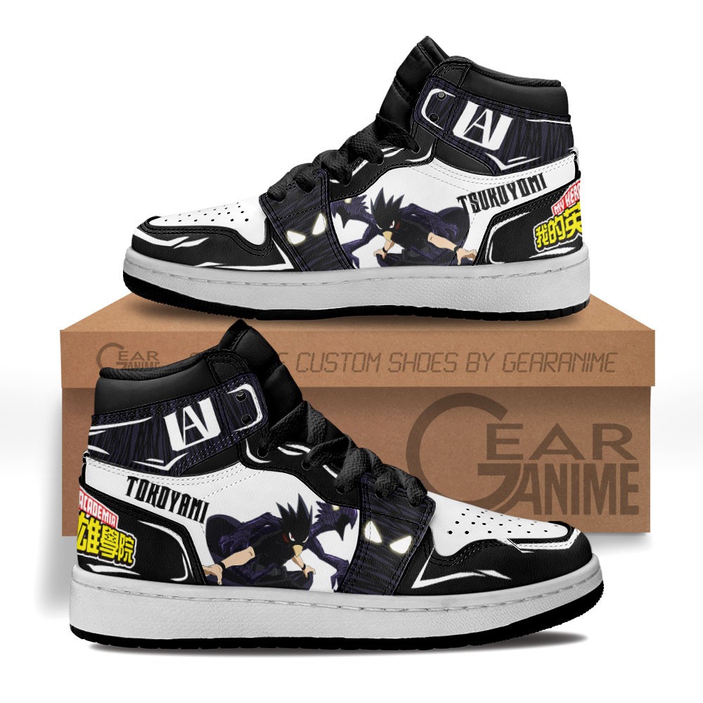 Fumikage Tokoyami Kids Sneakers Custom Anime My Hero Academia Kids ...