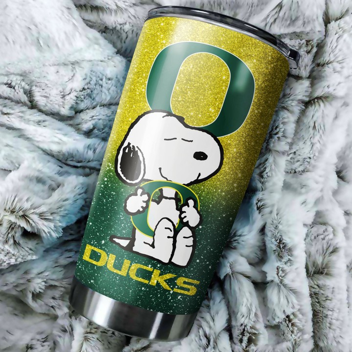 Oregon Ducks Snoopy Custom Name Tumbler TB1468 – We sell presents, you ...