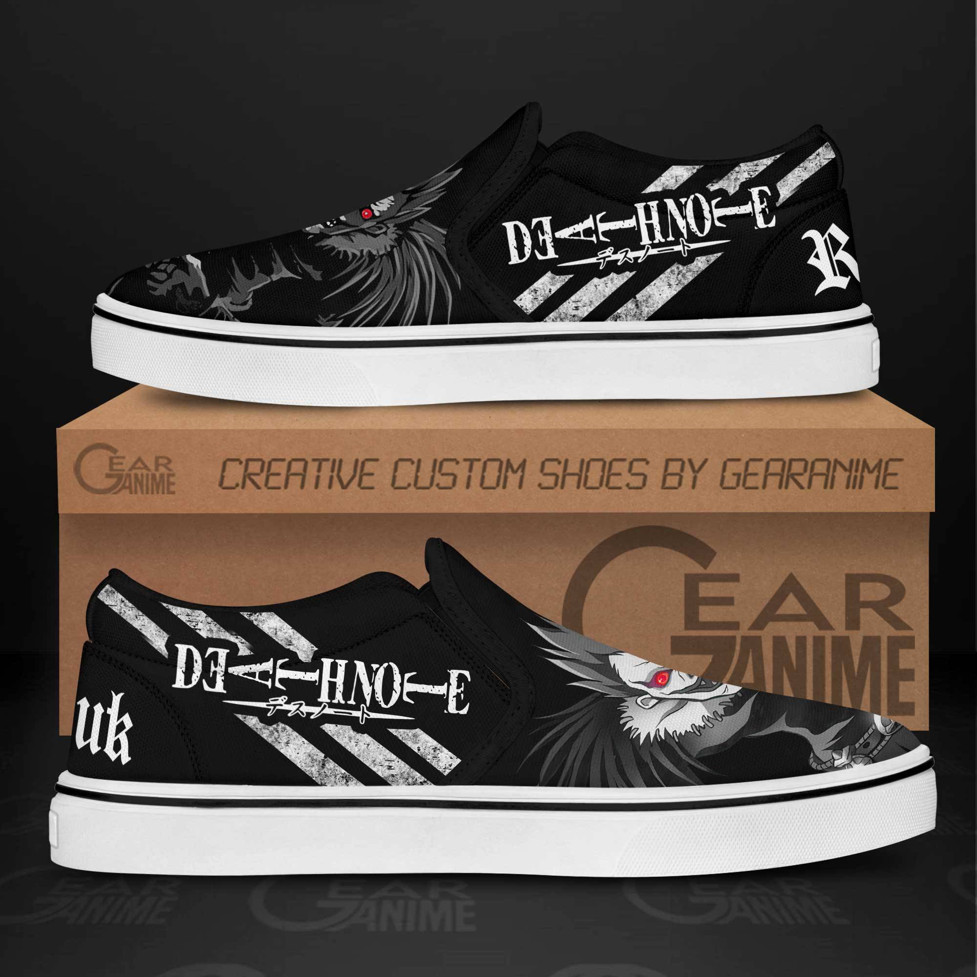 Ryuk Slip On Shoes Death Note Custom Anime Shoes – We sell presents ...