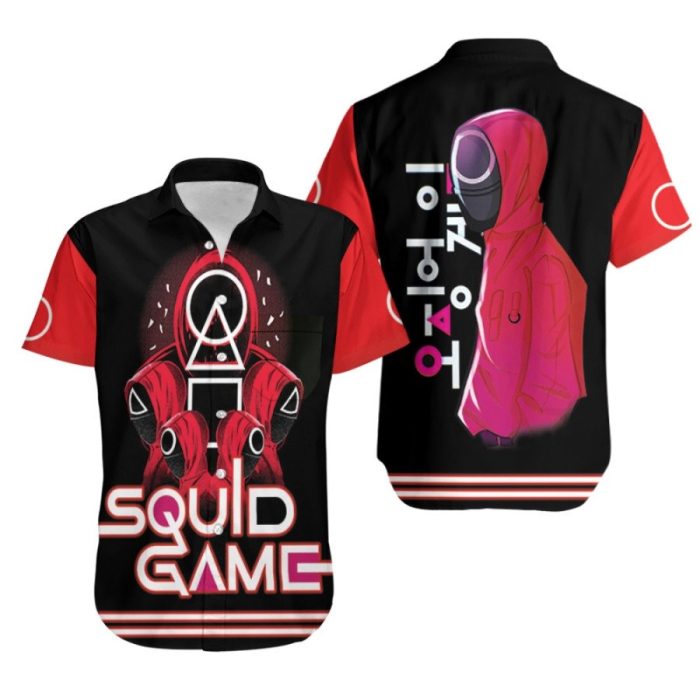 Squid Game Circle Triangle Square Logo Red Guards Squid Game Soldier K ...
