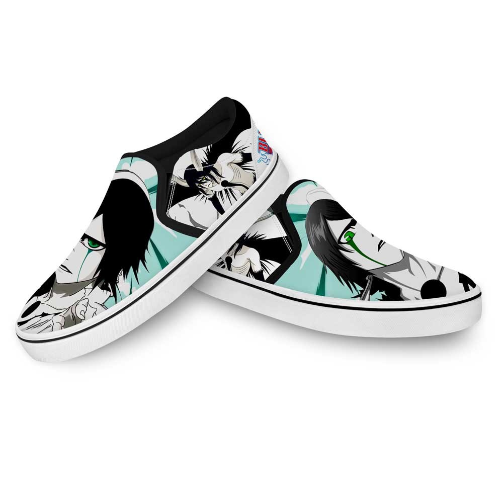 Ulquiorra Schiffer Slip On Shoes Custom Anime Bleach Shoes – We sell ...