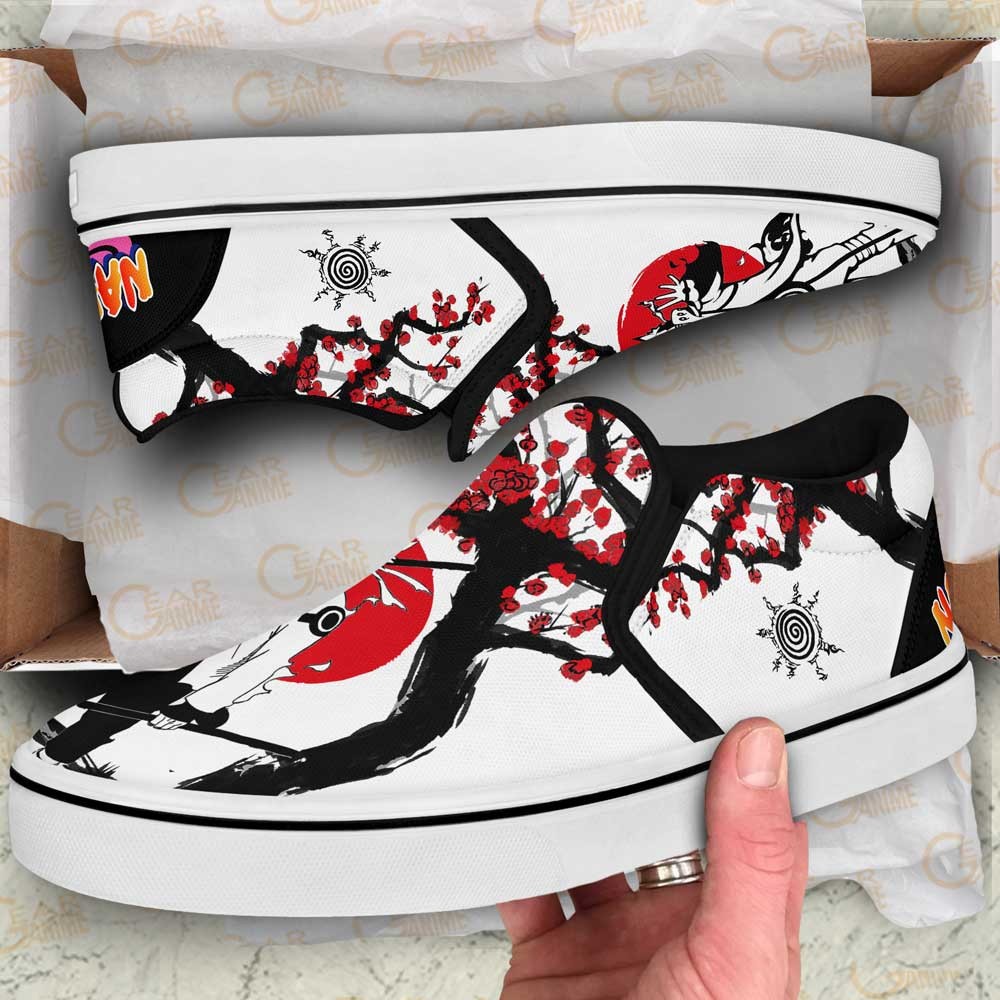 Uzumaki Bijuu Slip On Shoes Custom Japan Style Anime Shoes – We sell ...