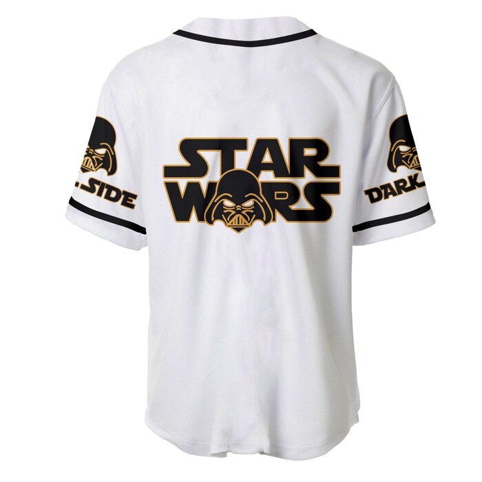 Darth Vader Star Wars White Yellow Disney Unisex Cartoon Graphics ...