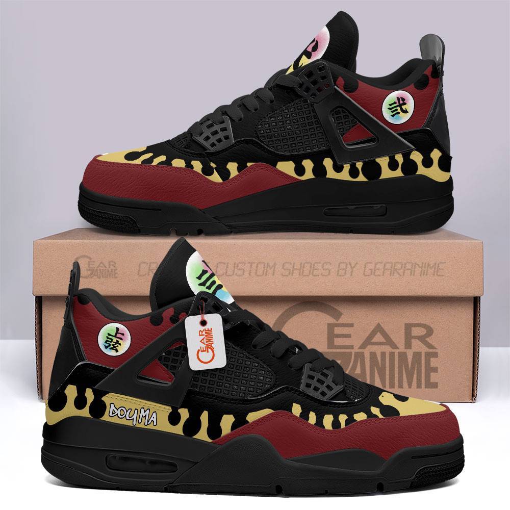 Douma Jordan 4 Sneakers Anime Personalized Shoes JD173 – We sell ...
