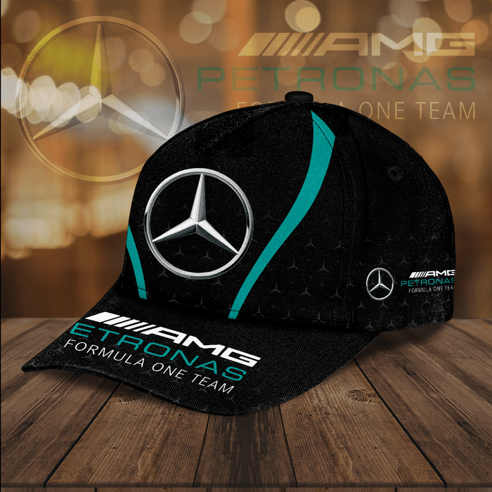 Mercedes AMG Petronas F1 Team Logo Classic Baseball Cap – Black CGI2113 ...