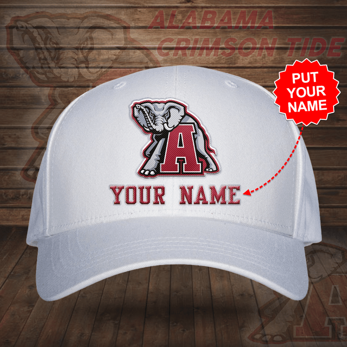 Personalized Alabama Crimson Tide Logo Baseball Cap – Black/White/Navy ...