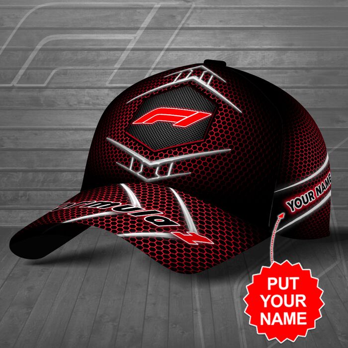 Personalized Dakar Rally Classic Red Trellis Baseball Cap – Black ...