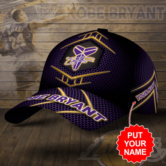Personalized Kobe Bryant Los Angeles Lakers Beehive Hexagon Pattern 3D ...