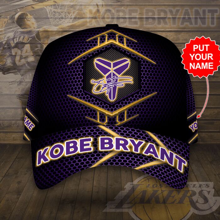 Personalized Kobe Bryant Los Angeles Lakers Beehive Hexagon Pattern 3D ...