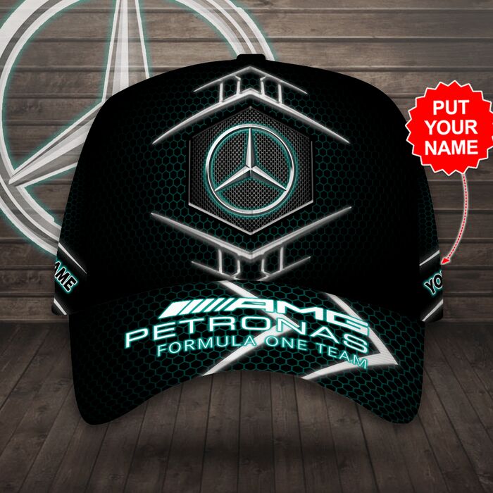 Personalized Mercedes AMG Petronas F1 Team Classic Blue Trellis ...