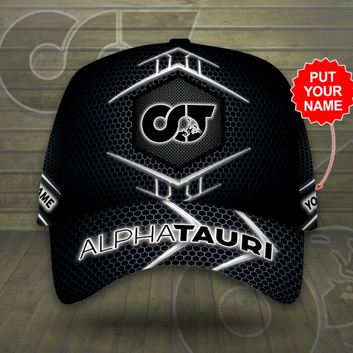 Personalized Scuderia AlphaTauri Classic White Trellis Baseball Cap ...