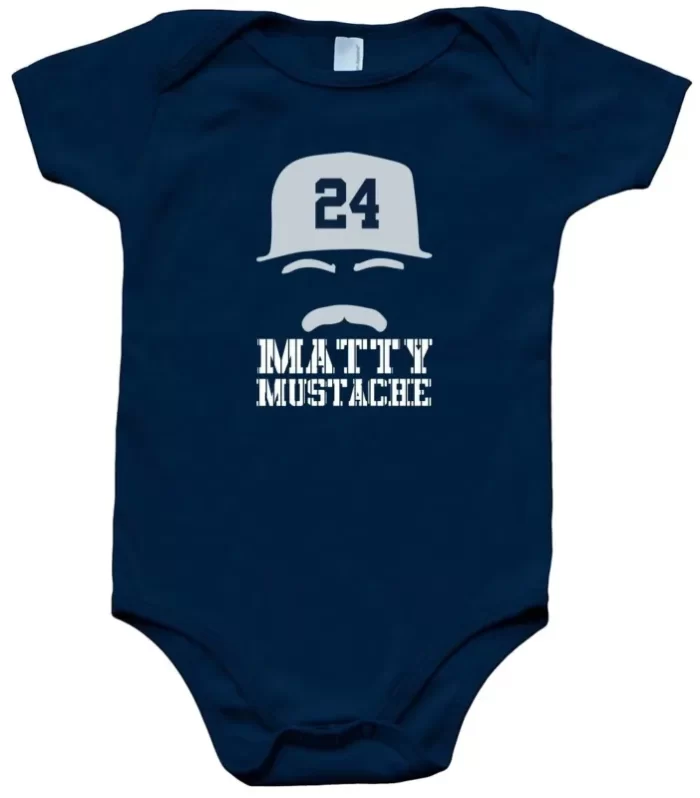 Baby Onesie Matt Carpenter New York Yankees Matty Mustache Creeper ...