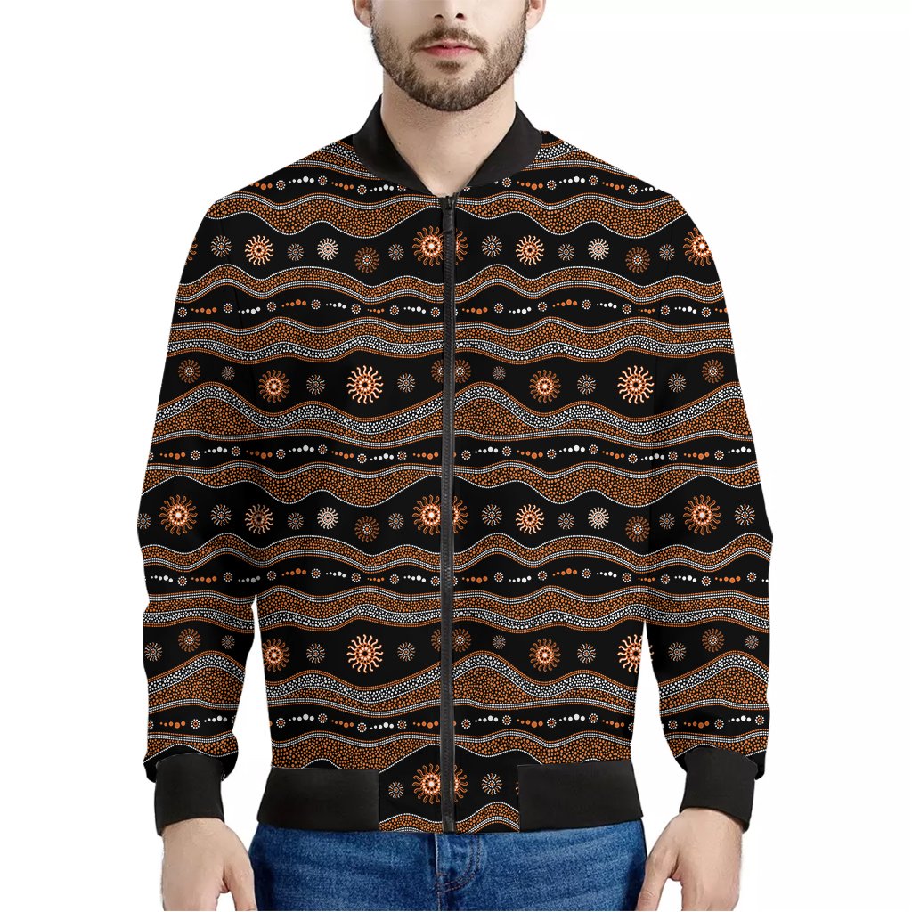 Australian Aboriginal Art Pattern Print Bomber Jacket – We sell presents, you sell memories!