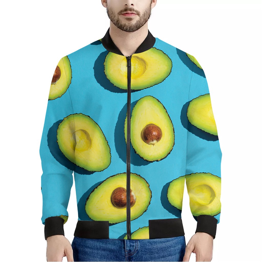 Avocado Cut In Half Print Bomber Jacket – We sell presents, you sell ...