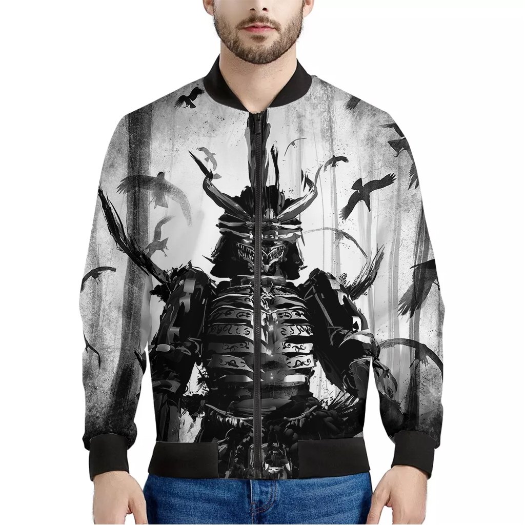 Demon Samurai Print Bomber Jacket – We sell presents, you sell memories!