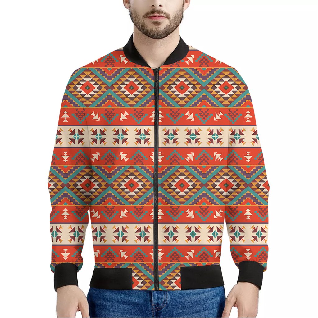 Geometric Native Pendleton Navajo Print Bomber Jacket – We sell ...