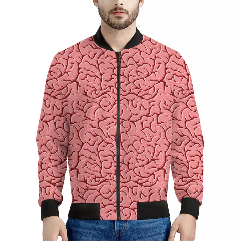 Human Brain Print Bomber Jacket – We sell presents, you sell memories!
