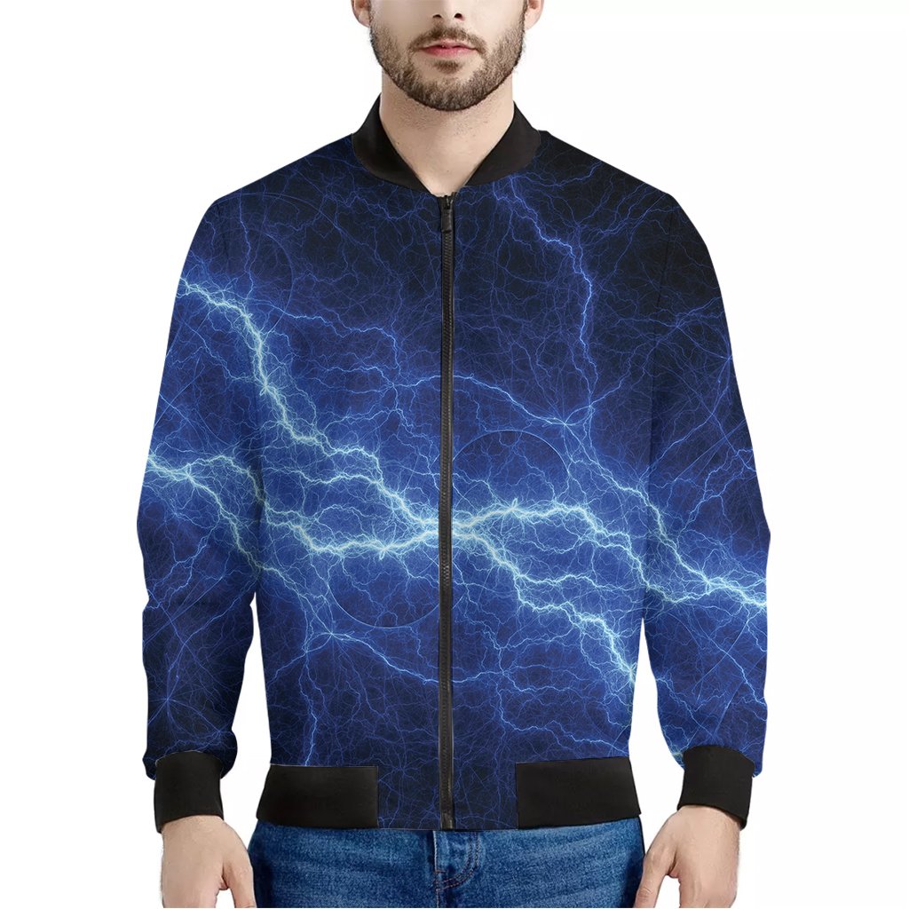 Lightning Plasma Print Bomber Jacket – We sell presents, you sell memories!