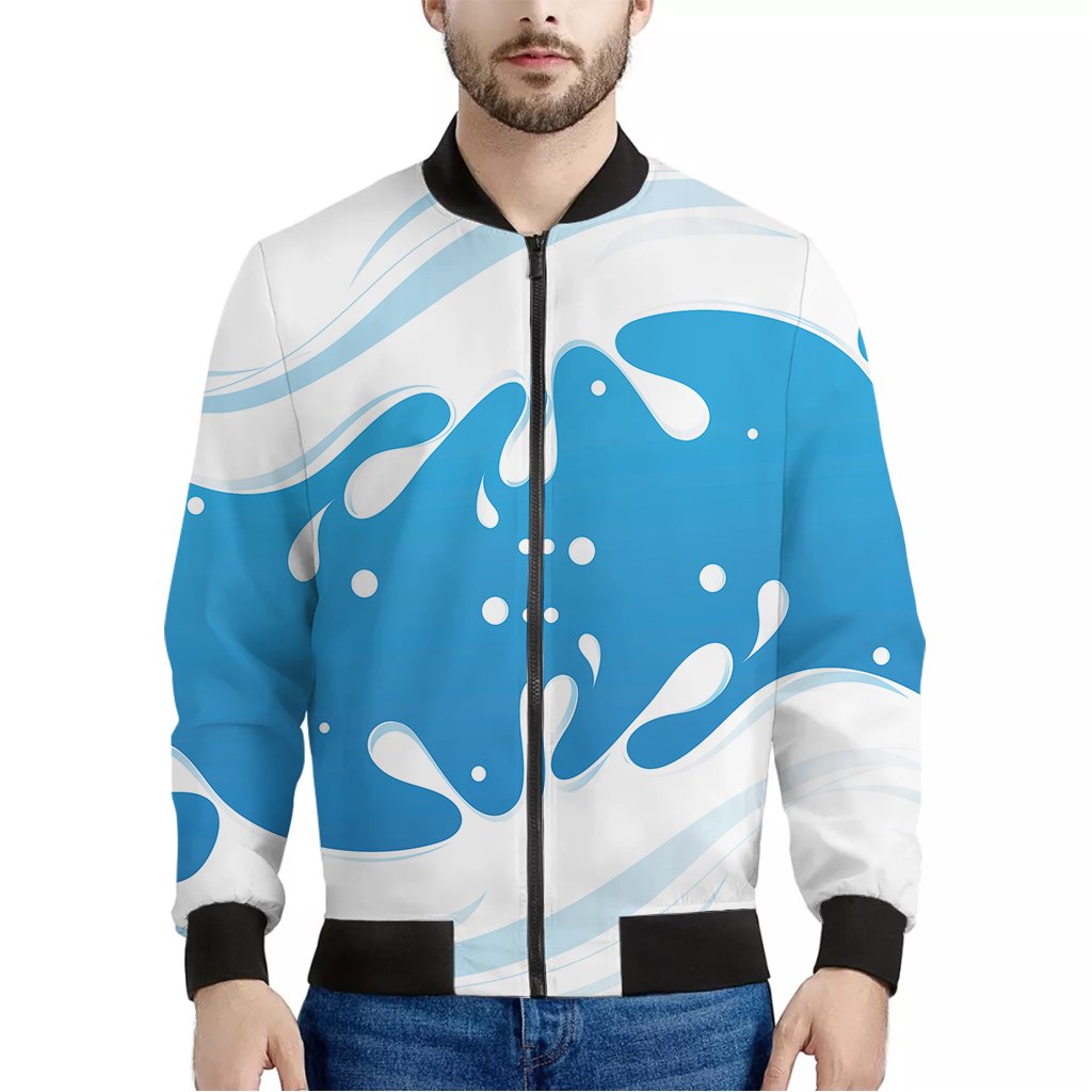 Milk Print Bomber Jacket – We sell presents, you sell memories!