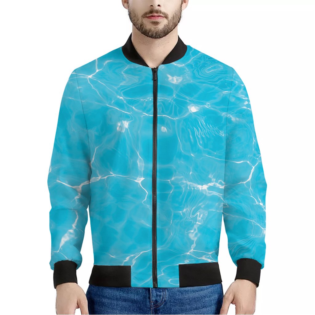 Pool Water Surface Print Bomber Jacket – We sell presents, you sell ...