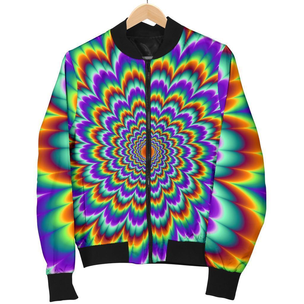Psychedelic Expansion Optical Illusion Bomber Jacket – We sell presents ...