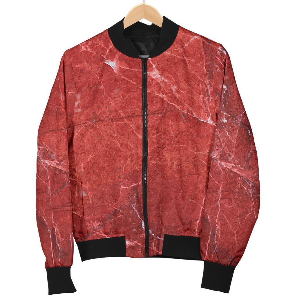 Red Marble Print Bomber Jacket – We sell presents, you sell memories!