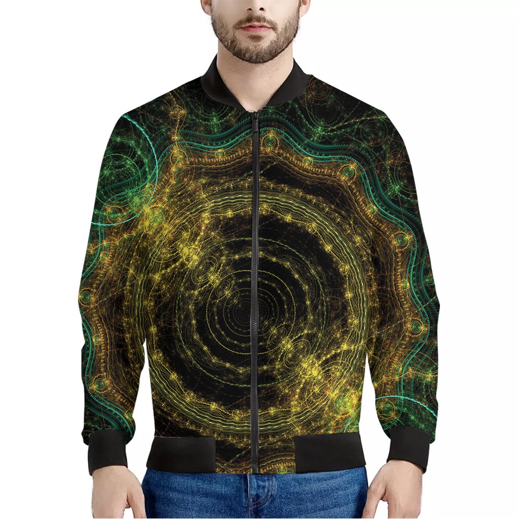 Steampunk Fractal Print Bomber Jacket – We sell presents, you sell ...