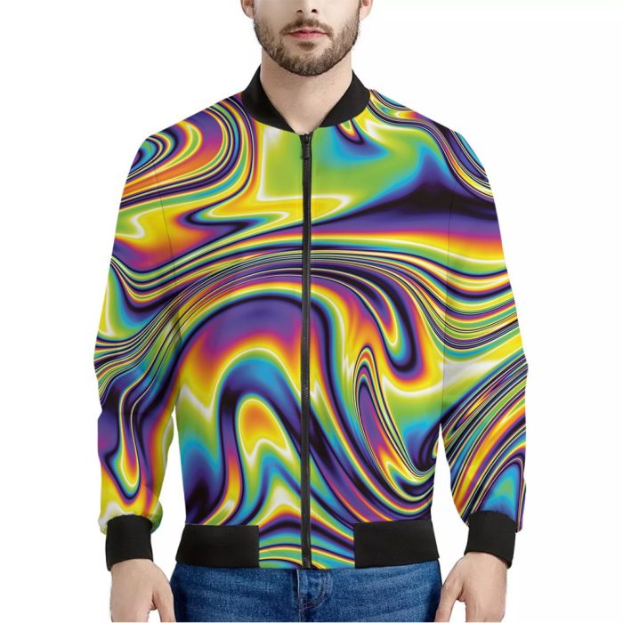 Trippy Rave Print Bomber Jacket – We sell presents, you sell memories!
