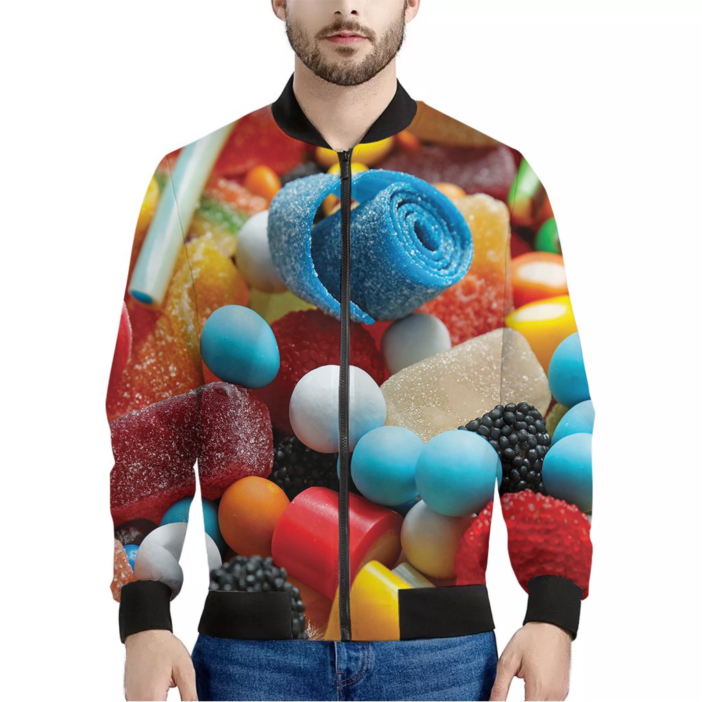 Yummy Gummy Print Bomber Jacket – We sell presents, you sell memories!