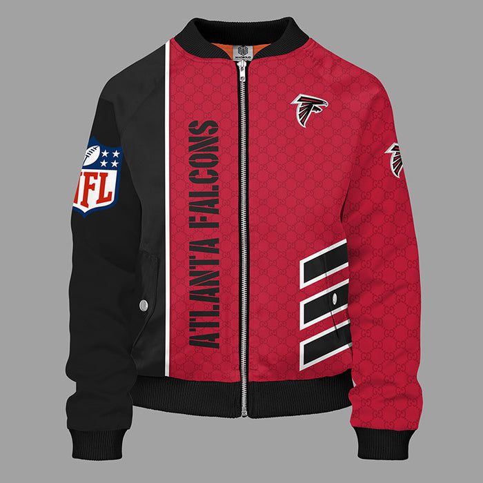 Atlanta Falcons Red Bomber Jacket Gucci Luxury Jacket TBJ4551 – We sell ...