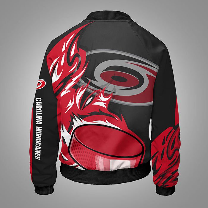 Carolina Hurricanes Red Bomber Jacket TBJ5013 – We sell presents, you ...