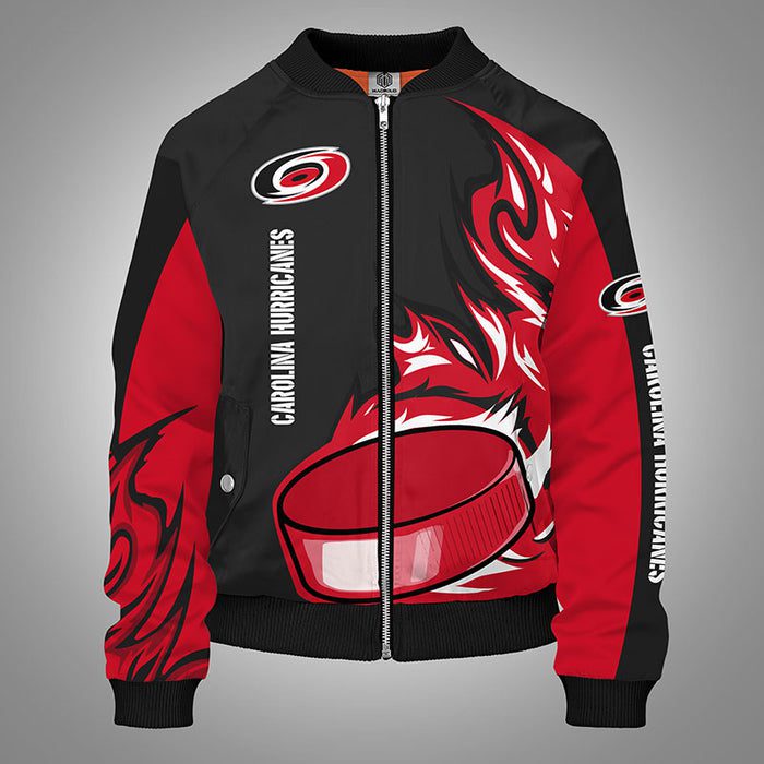 Carolina Hurricanes Red Bomber Jacket TBJ5013 – We sell presents, you ...