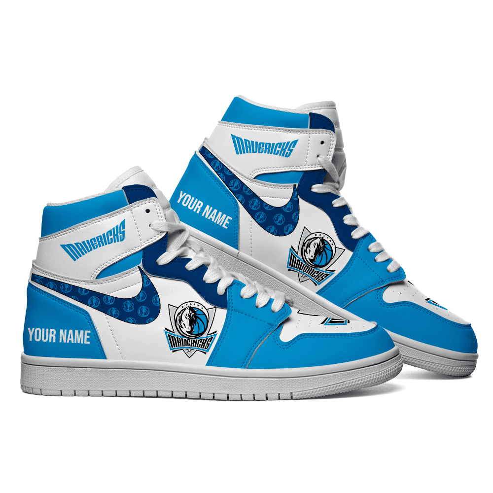 Dallas Mavericks Personalized NBA AJ1 Nike Sneakers High Top – We sell ...