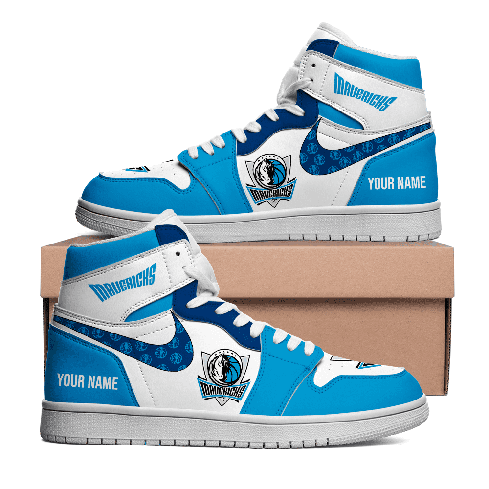 Dallas Mavericks Personalized NBA AJ1 Nike Sneakers High Top – We sell ...