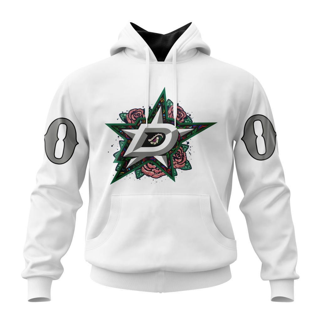 Personalized NHL Dallas Stars Specialized Dia De Muertos Unisex ...