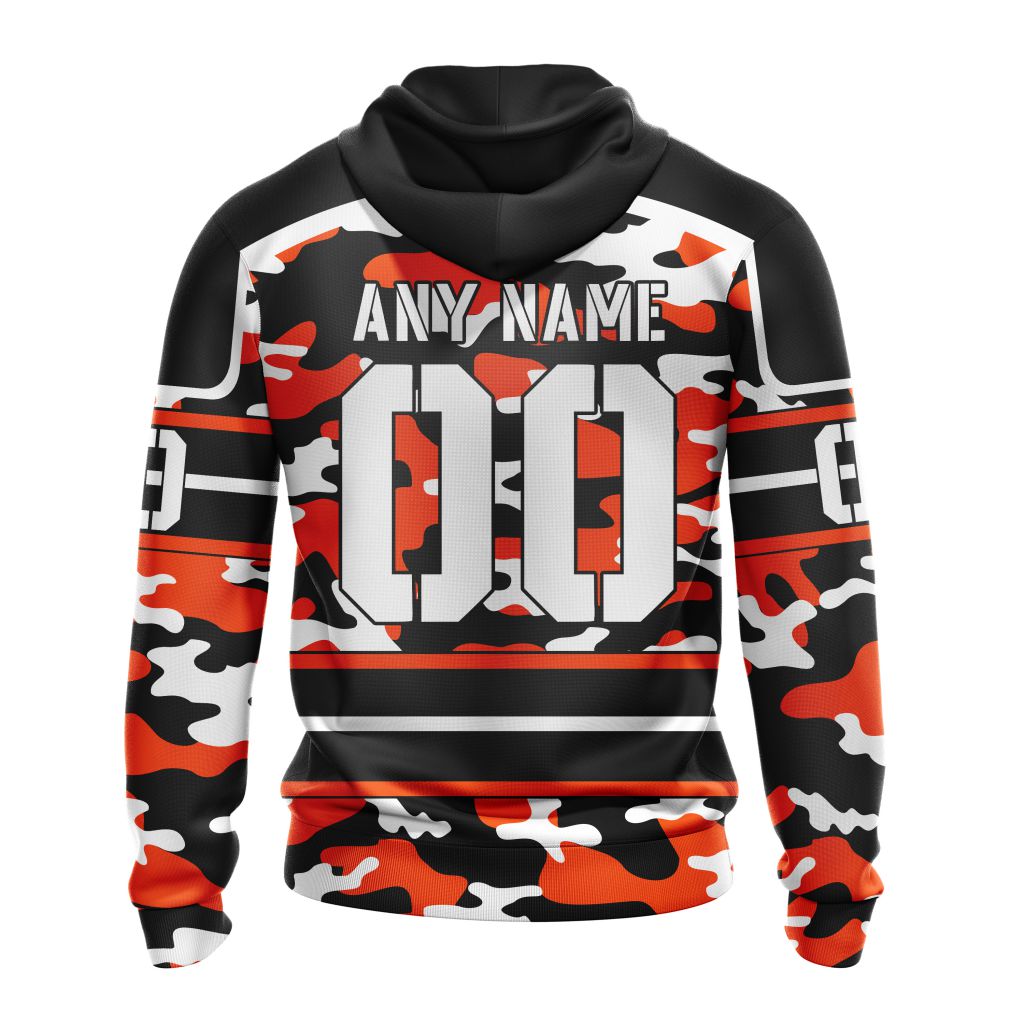 Personalized NHL Philadelphia Flyers With Camo Team Color And Military ...