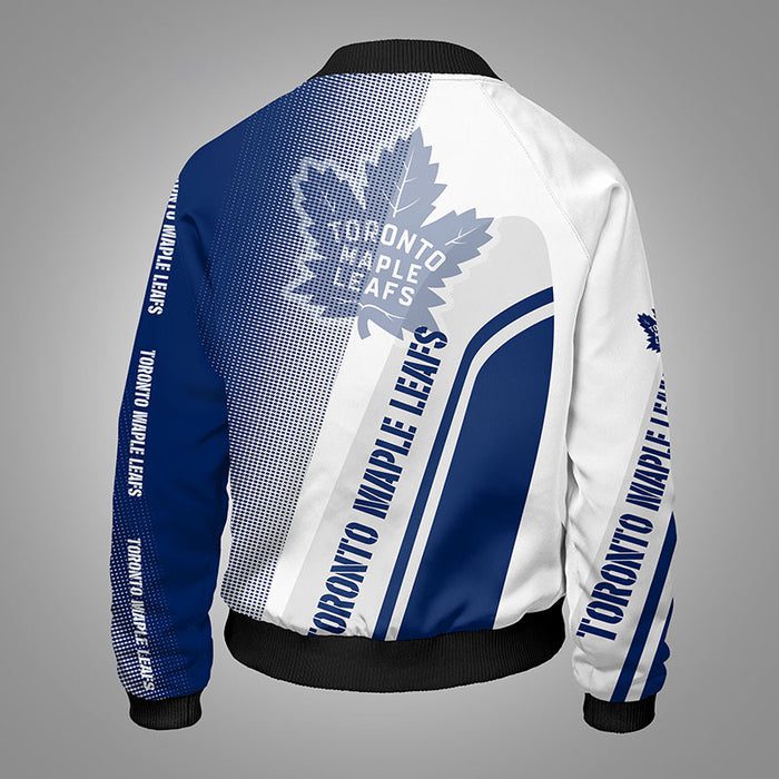 Toronto Maple Leafs Blue Unisex Bomber Jacket TBJ4983 – We sell ...