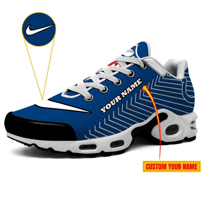 Indianapolis Colts Personalized Air Max Plus TN Shoes Nike x NFL TN1651 ...
