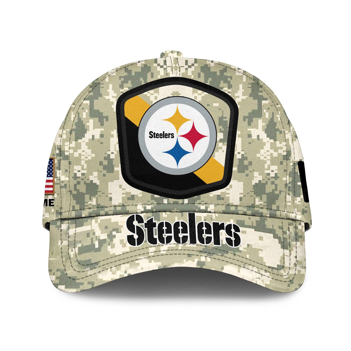 Pittsburgh Steelers Camo 2023 Salute To Service Personalized Classic ...