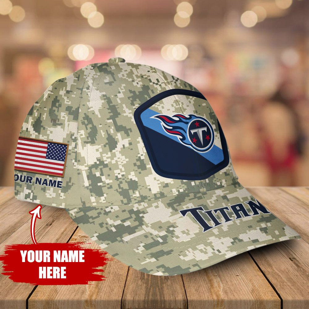 Tennessee Titans Camo 2023 Salute To Service Personalized Classic ...
