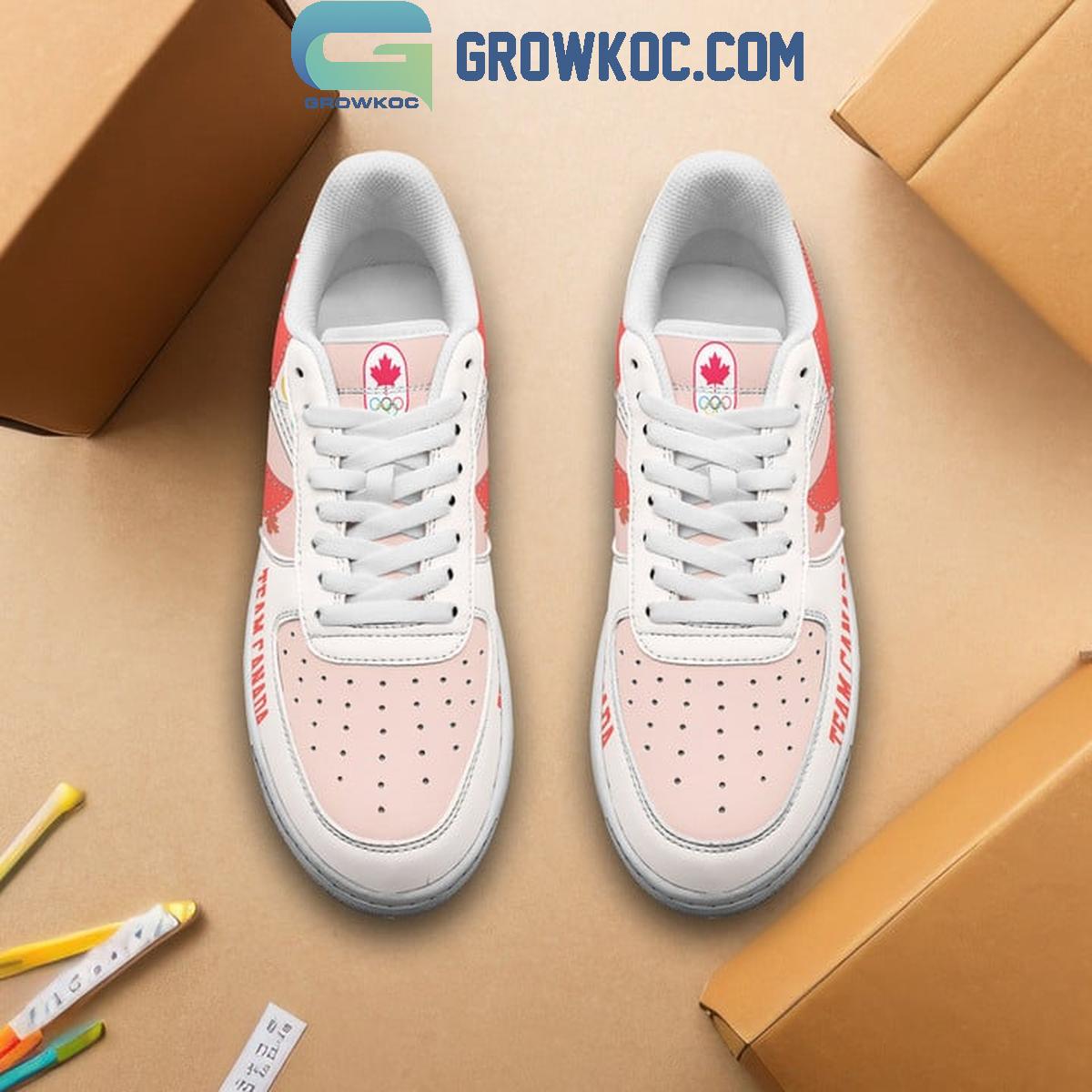 Team Canada Olympic Paris 2024 Celebration Air Force 1 Shoes BAF1251 ...
