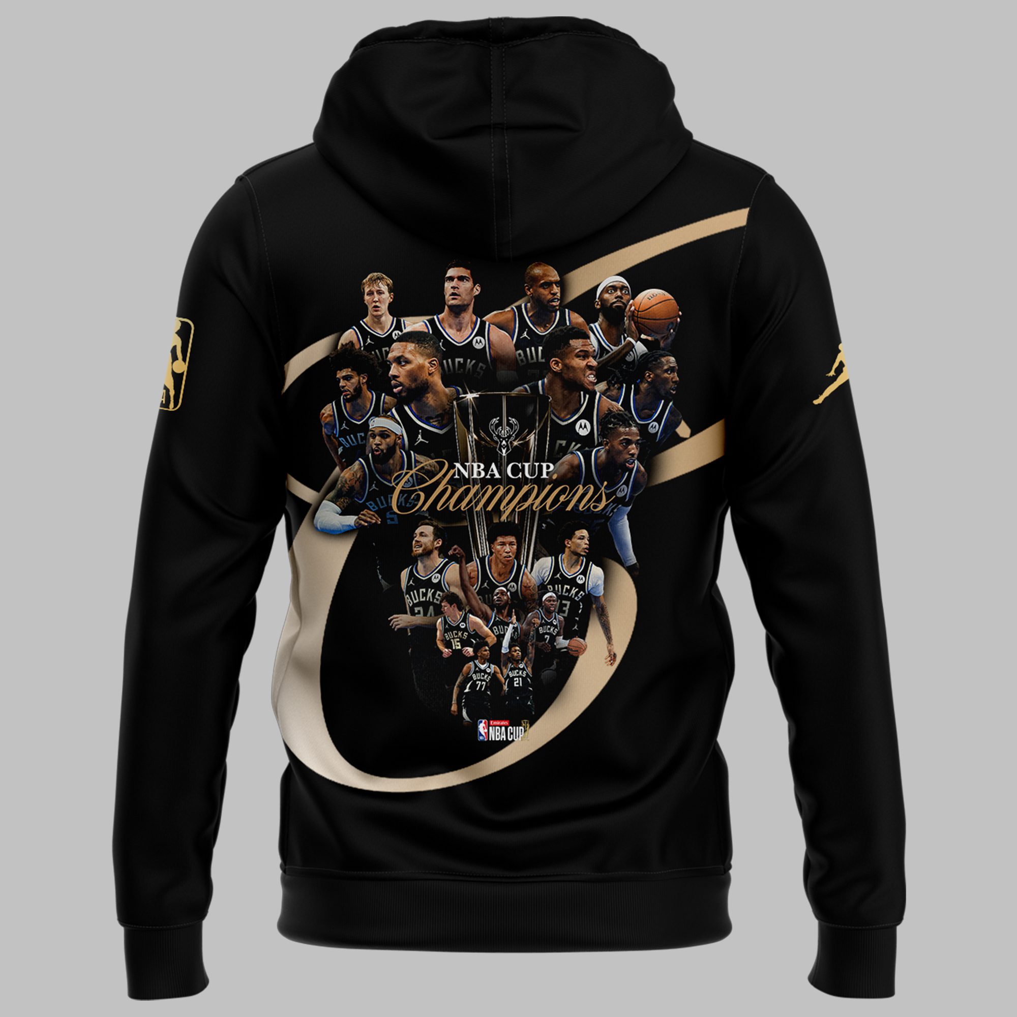 Milwaukee Bucks Champions NBA Cup Hoodie 2024 BHD6147 – We sell ...