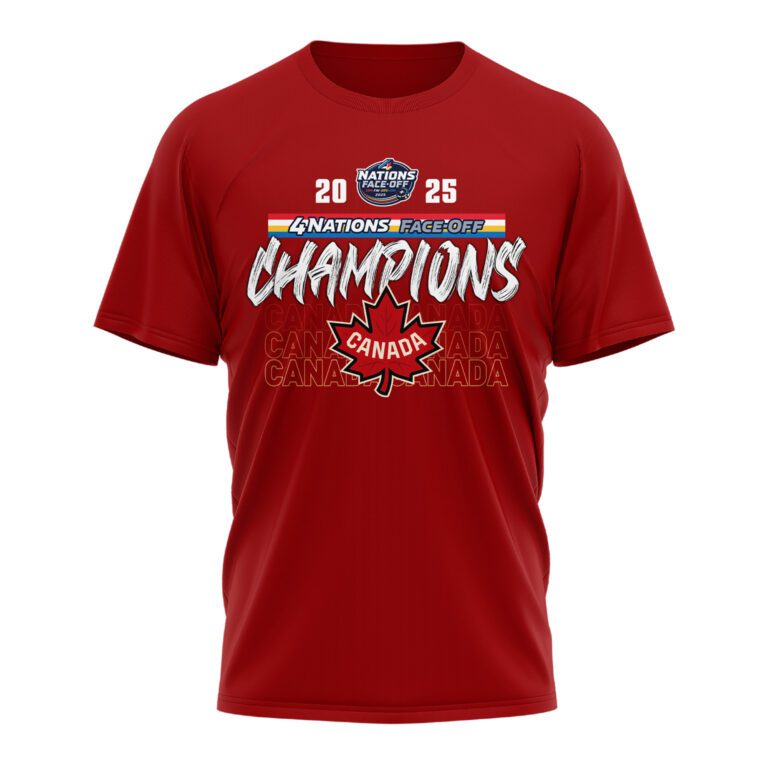 Canada Hockey Champions 4 Nations Face-Off Limited Edition Tshirt 2025 ...